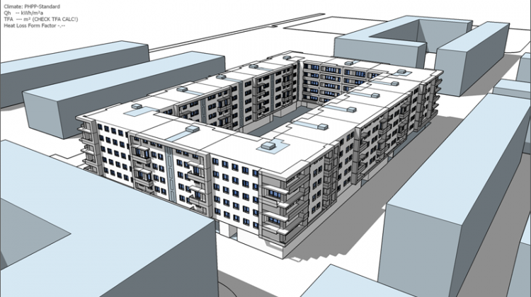 Modelado energético DesignPH de Edificio Infinity. • CONSTRUIBLE