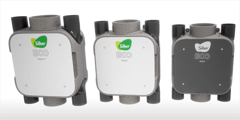 Eco, la gama de ventilación de simple flujo más avanzada de Siber ...