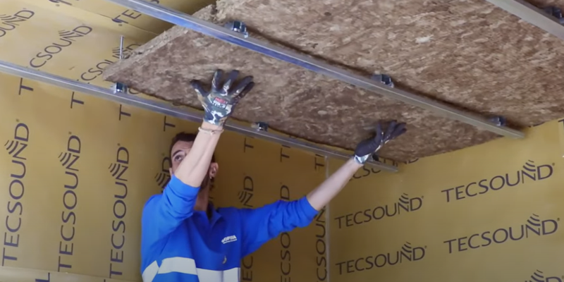 Aislamiento acústico de techos con Tecsound FT e Insoplast AA de ...